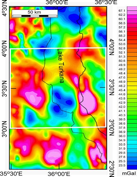 Bouguer Gravity Anomaly Map From The World Gravity Model 2012 Wgm Download Scientific Diagram