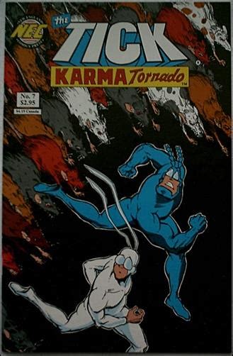 Tick Karma Tornado Issue 7 B White And Blue Logo Cover 2nd Printing