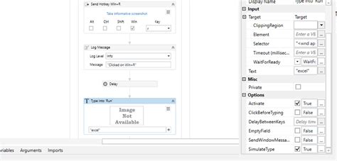 Typeinto Activity Is Not Working In Production Environment Where It Is