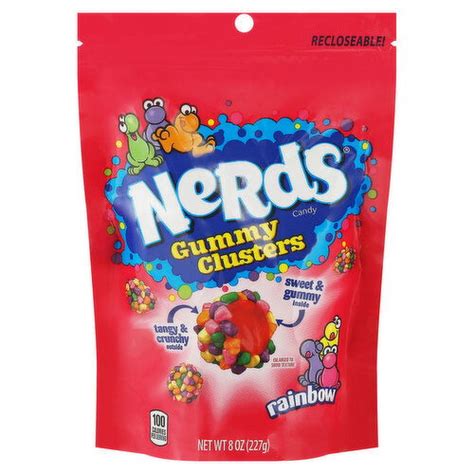 Nerds Candy Gummy Clusters Rainbow 8 Ounce Spring Market
