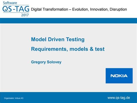 Model Driven Testing Requirements Models And Test Pptx