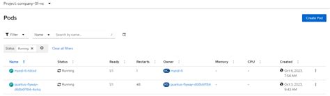 A Multi Tenant Application Using Quarkus Flyway And Openshift 4