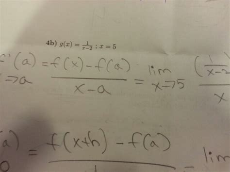 Solved Calculate The Derivative Of The Function At The Given
