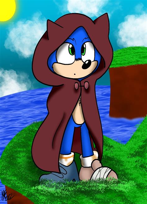 Sonic Wearing A Cape By Maizie0201 On Deviantart