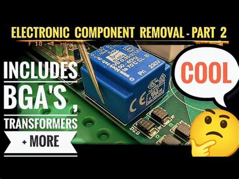 Free Video How To Remove Electronic Components Soldering Tutorial Part 2 From Mr SolderFix