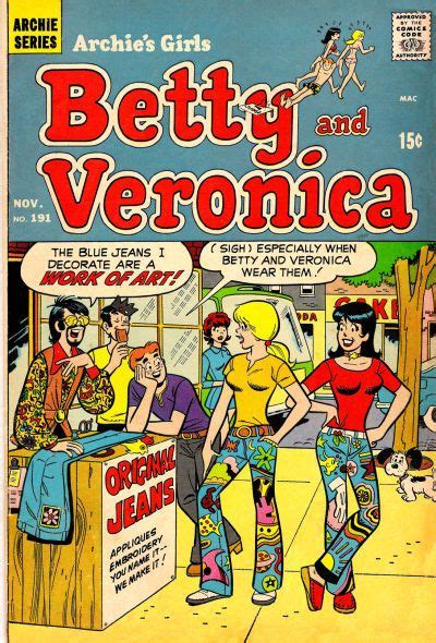 Archies Girls Betty And Veronica 191 Archie Comics Archie Comic Books Betty And Veronica