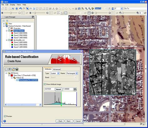 creating rules for rule based feature extraction nv5 geospatial