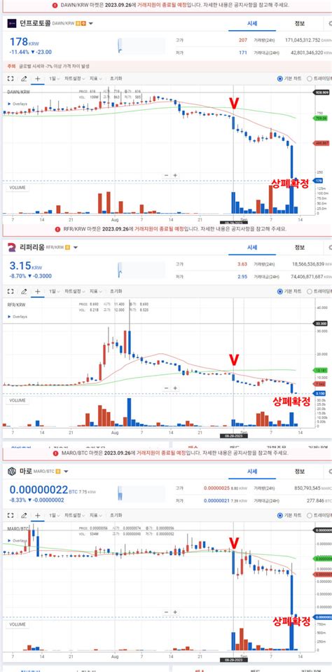 업비트 상폐코인 예정 목록 출금 기간 및 대응 방법 4가지