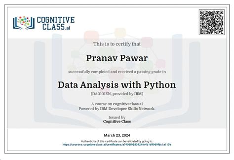 Pranav Pawar On Linkedin Ibm Dataanalysis Ibmdeveloperskillsnetwork Python