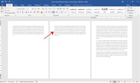 How To Have Different Header For Each Page In MS Word OfficeBeginner