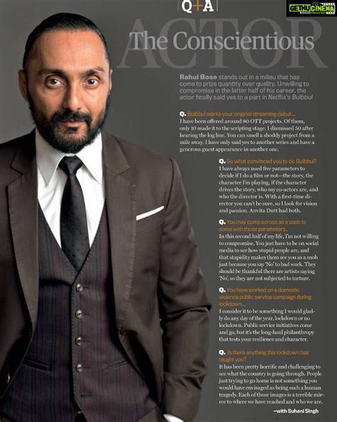 Rahul Bose Instagram Risen From The Dead Indraneel And Mahendra In Indiatoday Talking About