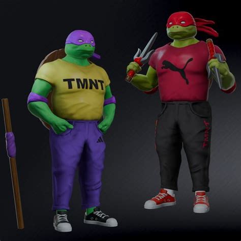 Tmnt Middle Age Ninja Turtles Vol2 Donatello Andand Raphael 🐢 Urban Vibes