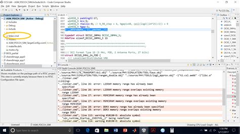 Compiler TMS C Getting An Error Message At Linker Command File TMS C Code