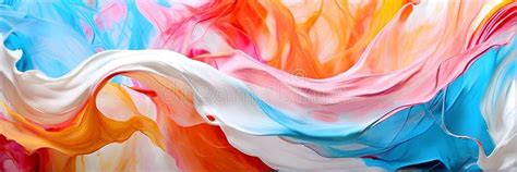 Abstract Background Featuring Intricate Flowing White Lines Over A Vibrant Colored Canvas Stock