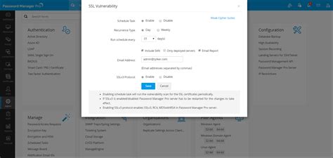 SSL Vulnerability