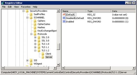 How To Enable And Disable SSL TLS Versions On Forefront TMG