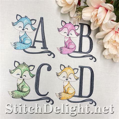 Foxy Font And Matching Font Combo Products Swak Embroidery