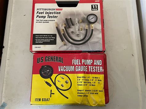 Lot Two New Fuel Pump Tester Kits