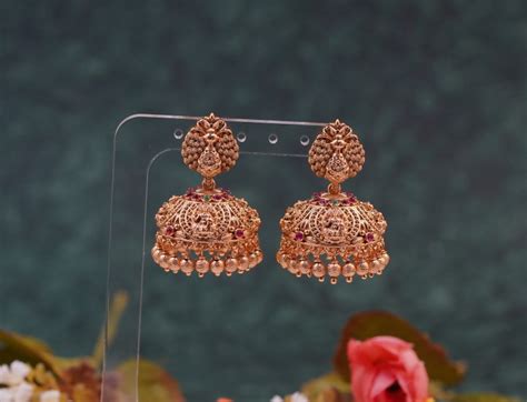 Antique Jhumki Narayan Pearls