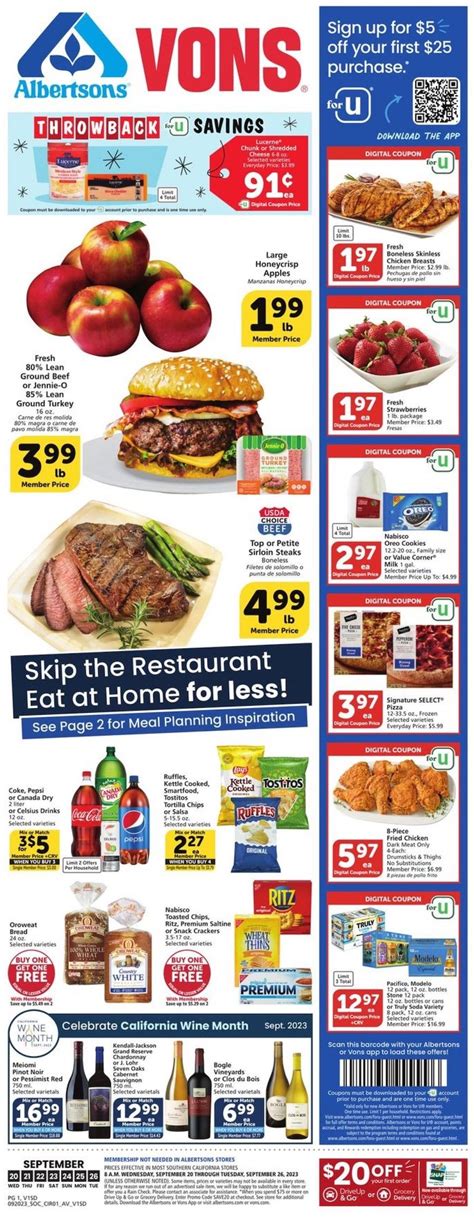 Vons Weekly Ad Sep 20 26 2023 Weeklyads2