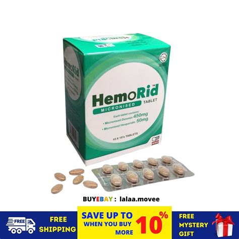 Hemorid Micronized Tablet 100 Tablets Treatment Of Hemorrhoidspiles