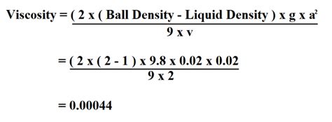 How To Calculate Viscosity