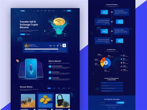 Bitcoin Landing Page On Behance