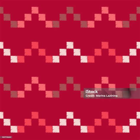 원활한 추상 기하학적 패턴입니다 픽셀의 패턴입니다 모자이크 텍스처입니다 Brushwork입니다 화를 손으로 텍스처를 낙서 섬유 교감입니다 개념에 대한 스톡 벡터 아트 및