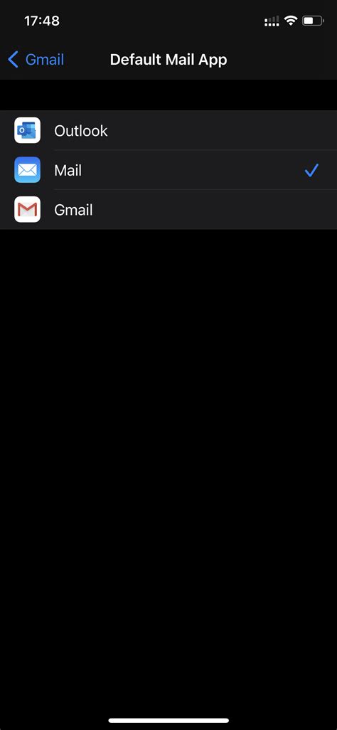 Gmail Can Be Used As The Default IPhone Mail App