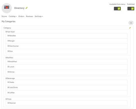 Step One My Categories Zapable App Builder