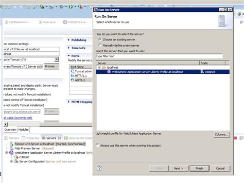 Java How To Run EJB Module In TomEE Using Tomcat Server Adapter In