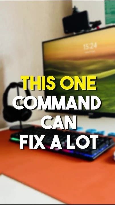 This One Command Can Fix A Lot Of Your Pc Problems Smartpointer Youtube