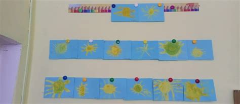 Рисование Светит солнышко У воспитанников младшей группы Непоседы прошло занятие по