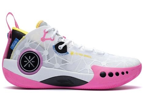 Li Ning Wade Shadow 3 On Court White Pink Mens Abpr049 4abpr049 54