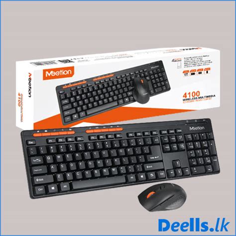 Meetion 4100 2 4g Wireless Mouse And Keyboard Combo Pack Deells Lk Sri Lanka