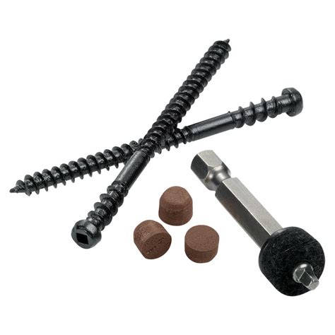 Shop Timbertech Cortex 224 Count Pacific Walnut Self Drilling Concealed