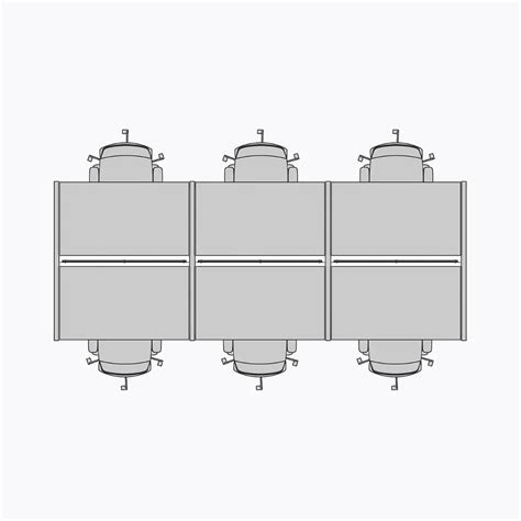 Modern Single Meeting Table Movable Small Size Easy To Move Individual Use