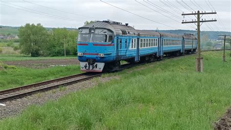 ДР1А-215 проїжджає посадку за маршрутом Радехів-Ківерці - YouTube