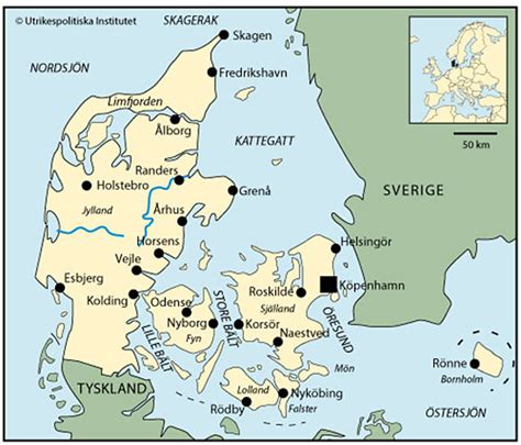 Danmarks Geografi Europa Geografi Världsdelar Och Länder