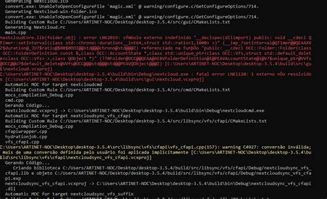 Compile Error Client Desktop Development Nextcloud Community