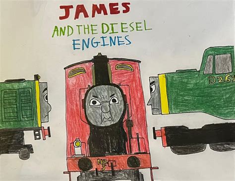 James And The Diesel Engines Poster By Auraknight100 On Deviantart