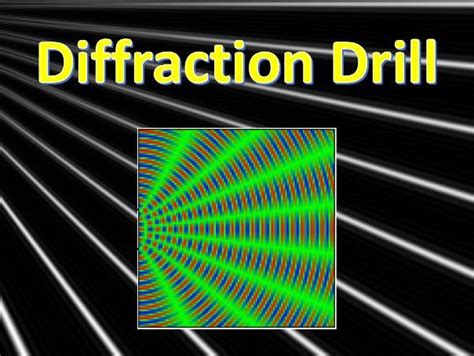 A Level Physics Wave Diffraction And Interference Drills Teaching Resources