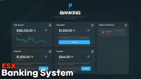 Banking System ESX FiveM Scripts