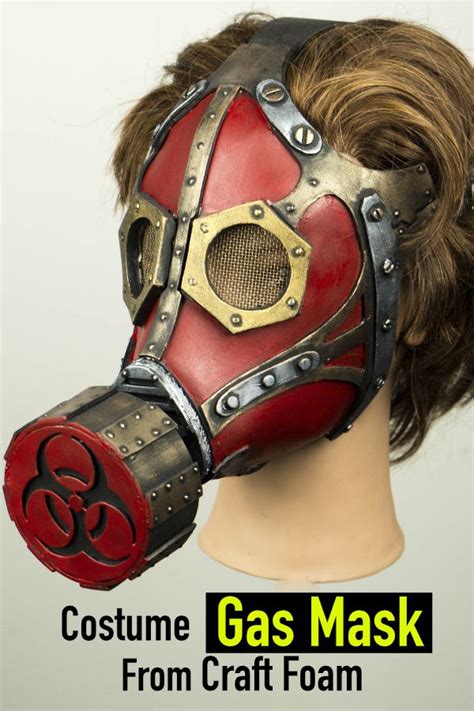 How To Make A Steampunk Gas Mask Costume And Template — Lost Wax