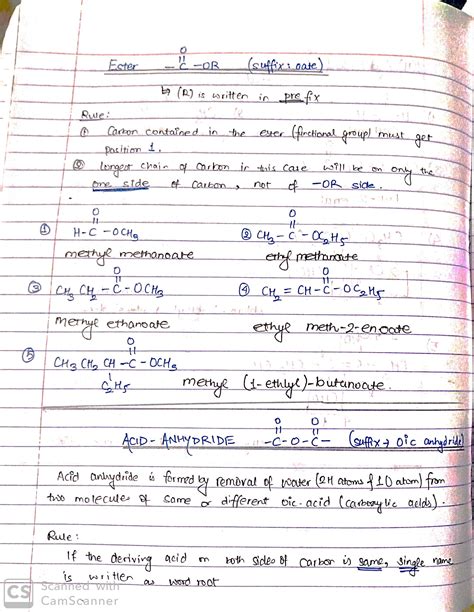 Naming Of Compounds With Functional Group Class Eleven Chemistry