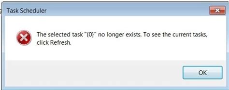 Error Message In Task Scheduler Windows Forums