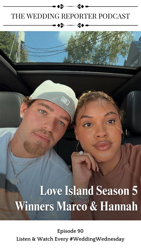 Love Island S5 Winners Marco Donatelli And Hannah Wrights Engagement