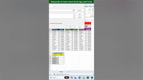 Consolidate Your Data Smartly Excel Exceltips Exceltricks Tutorial Exceltutorial Shorts