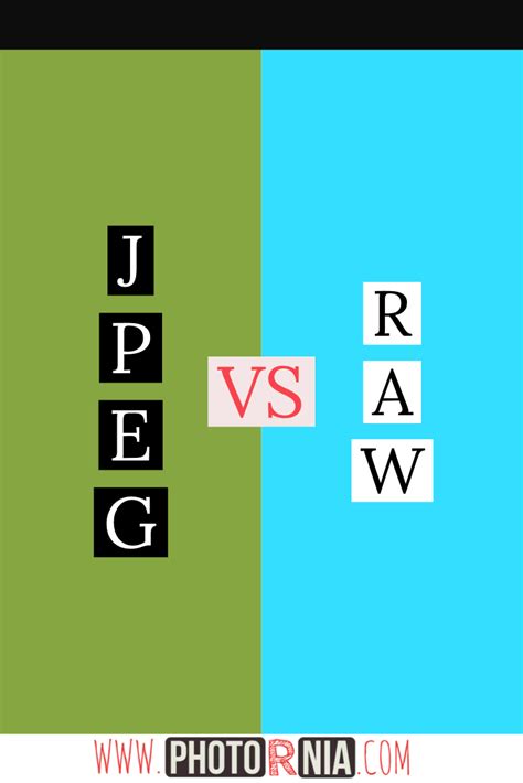 Understanding JPEG Vs RAW Photornia Digital Image Format