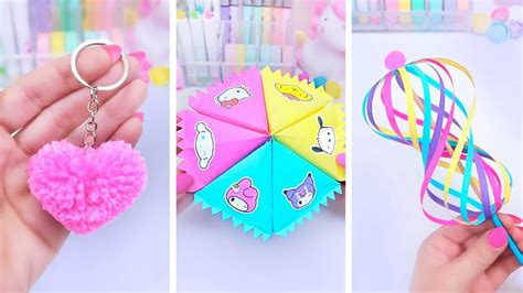 کاردستی با کاغذ کاردستی آسان برای مدرسه ایده در ۵ دقیقه